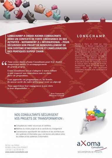 Longchamp et aXoma Consultants - aXoma Consultants